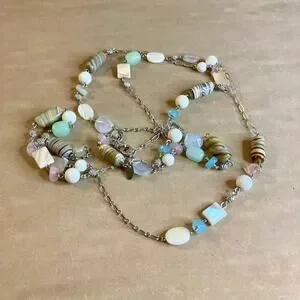 Lia Sophia | Jewelry | 035 Y2k Lia Sophia Mixed Media Long Station ...